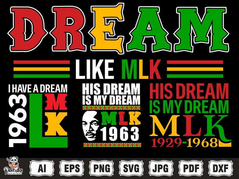 MLK Day SVG Huge Bundle, Black History Month Designs, Martin Luther ...