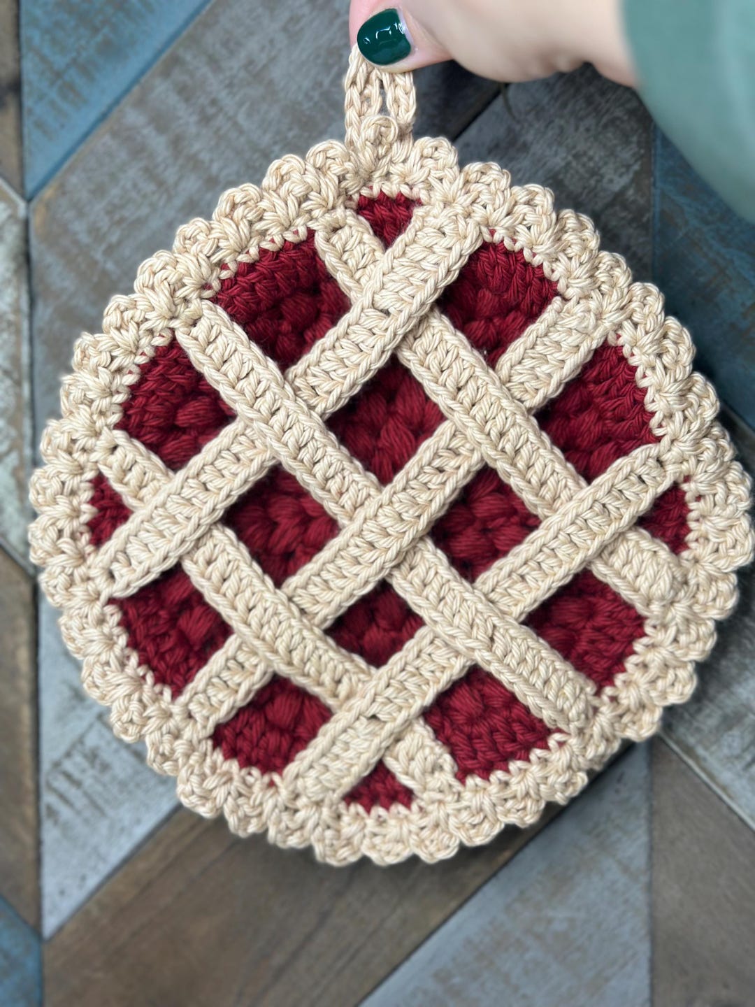 Digital Pie Potholder Crochet Pattern - Etsy