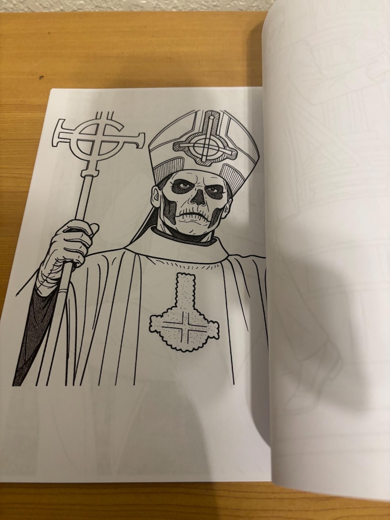 Ghost Band Coloring Book - Etsy