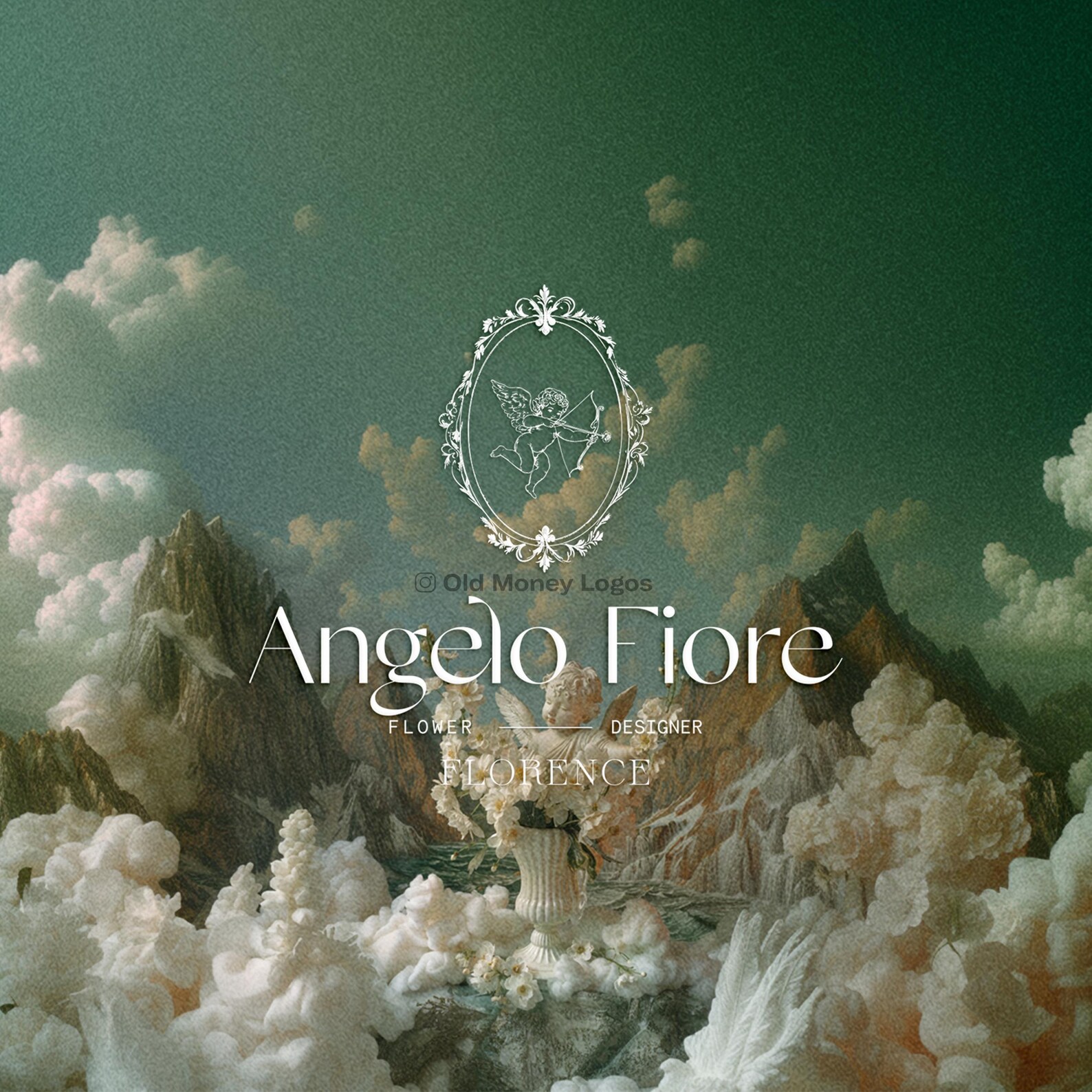 Cupid Old Money Logo Design | Cupid Logo | Cupid | Angel Logo | Logo ...