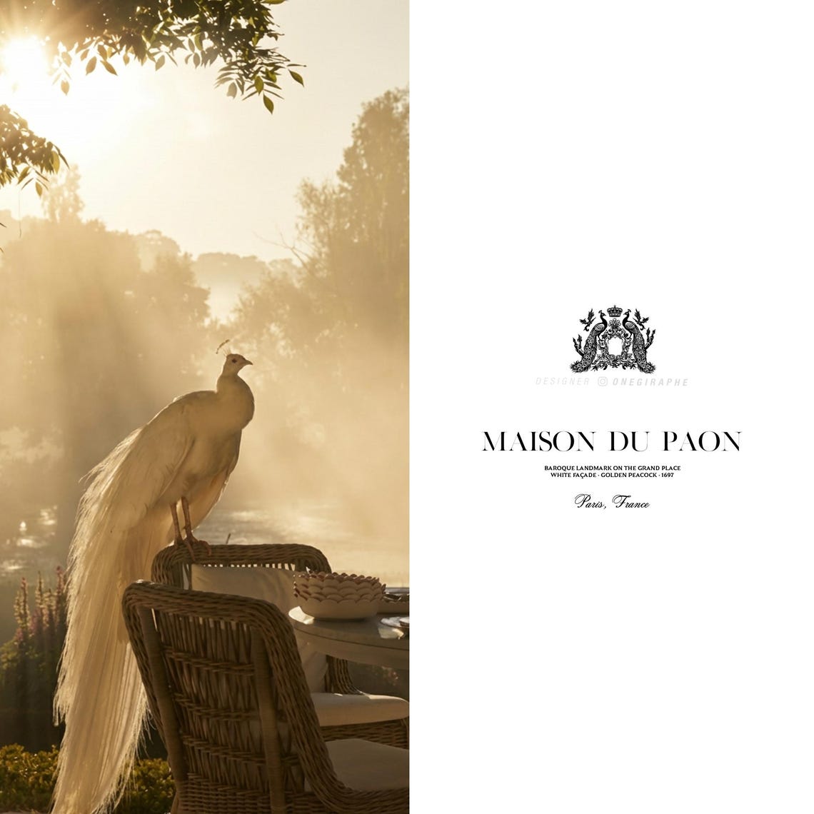 Peacock Royal Crest Logo | Old Money Luxury Logo | Vintage Heraldic ...