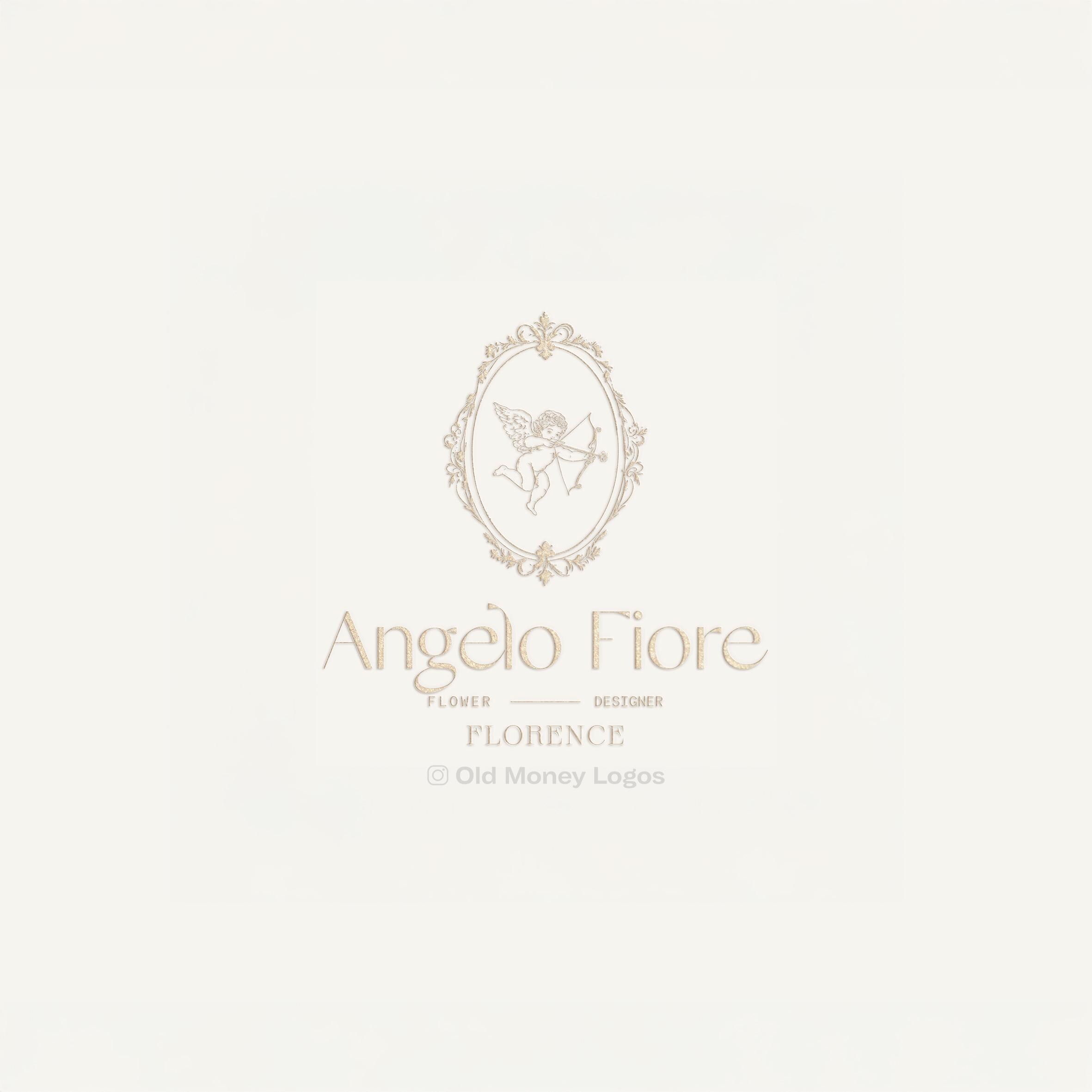 Cupid Old Money Logo Design | Cupid Logo | Cupid | Angel Logo | Logo ...