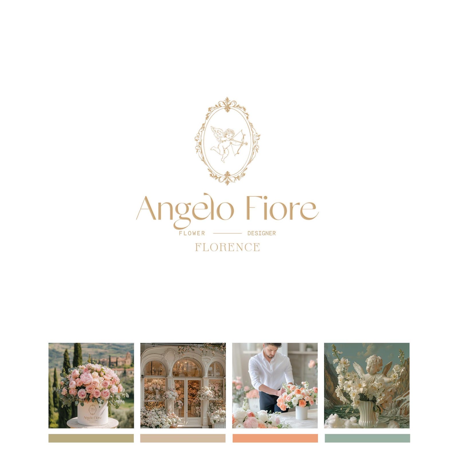 Cupid Old Money Logo Design | Cupid Logo | Cupid | Angel Logo | Logo ...