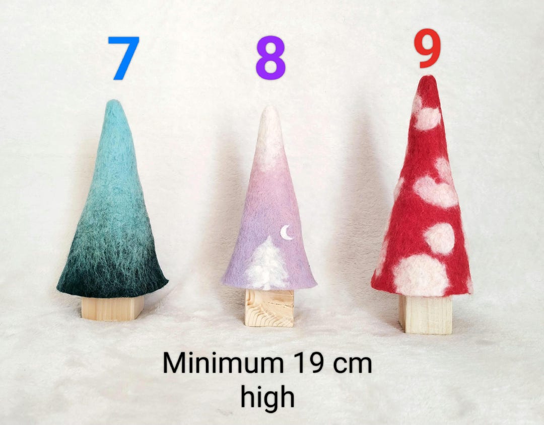 Felted Tree, Scandinavian Style, Nordic Design, Wool Decoration, Felted ...