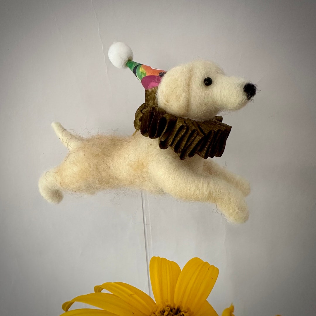 Cake Topper - Yellow Labrador Retriever Dog - Etsy