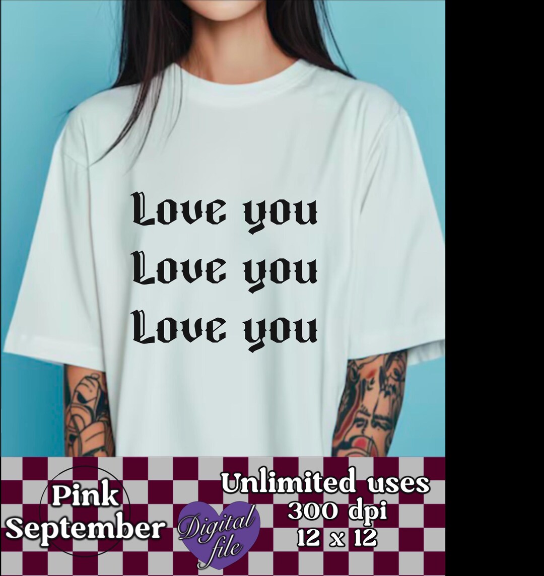 Love You PNG Edgy Spooky Gothic Font, Relatable Png, Trendy Clipart ...