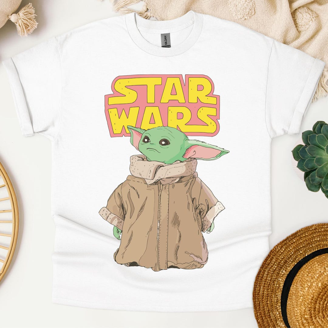 Baby Yoda, Star Wars Shirt, Baby Yoda Shirt, Star Wars Disney Shirt ...
