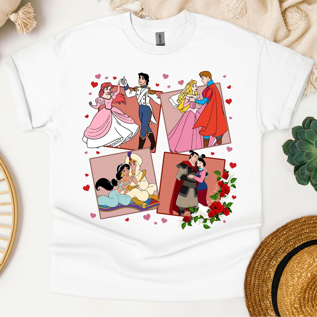 Disney Princesses Shirt, Disney Prince Shirt, Disneyland Girl Shirt ...