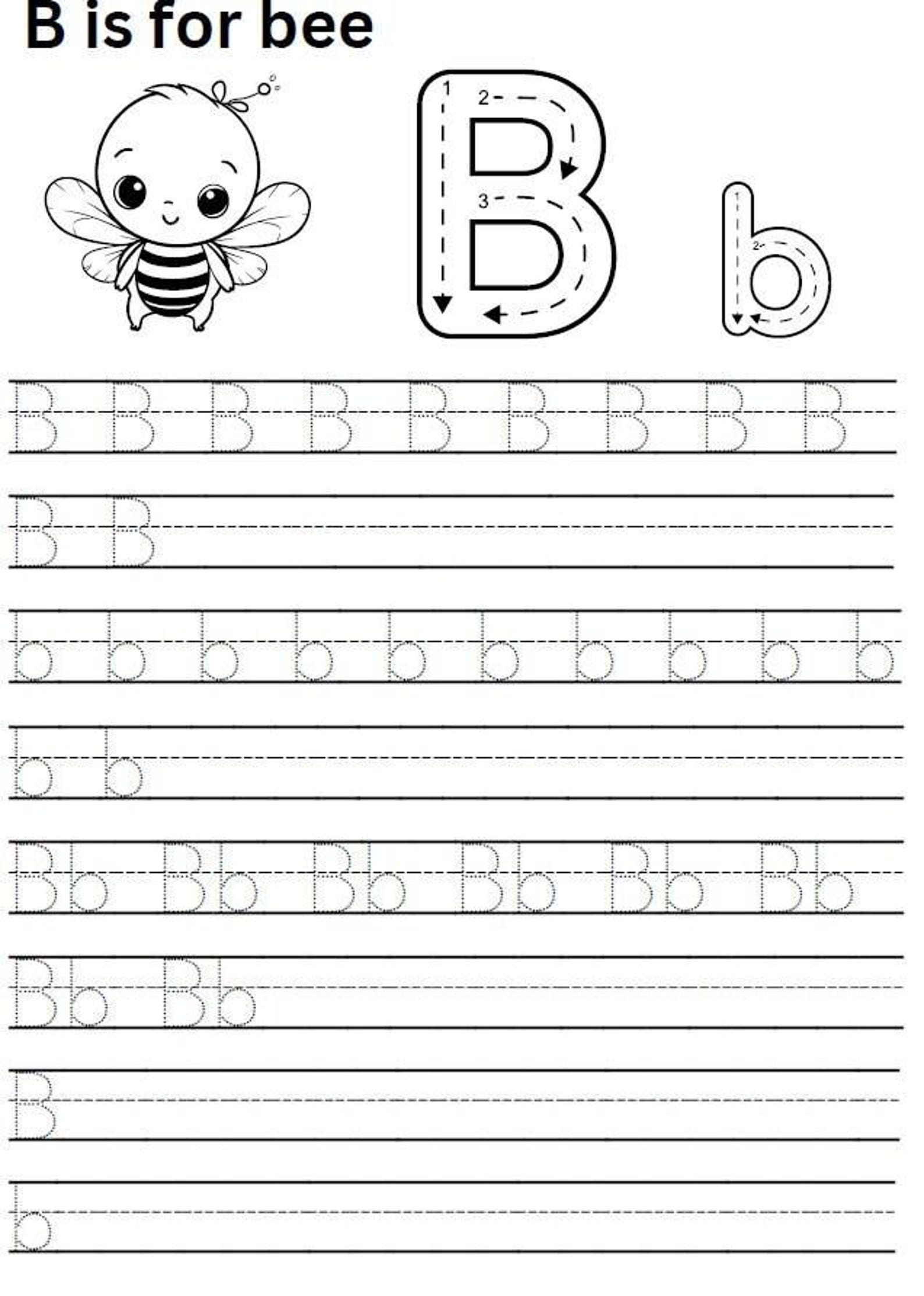 26 Printable Alphabet Tracing Worksheets. Handwriting Practice. Letter ...
