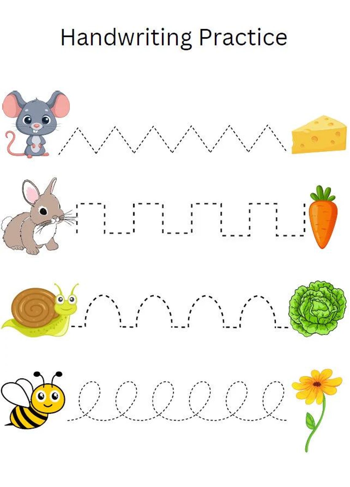 26 Printable Alphabet Tracing Worksheets. Handwriting Practice. Letter ...