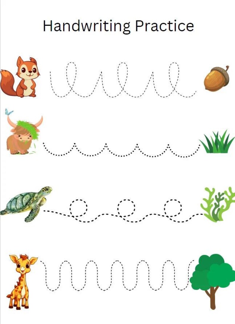 26 Printable Alphabet Tracing Worksheets. Handwriting Practice. Letter ...