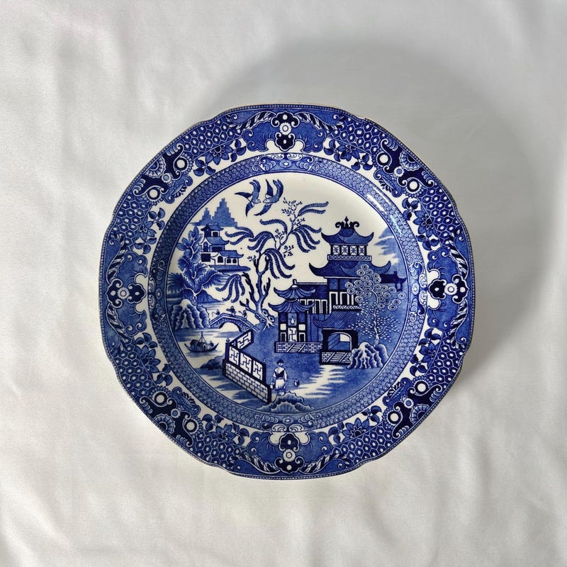 Willow Pattern Plate - Etsy