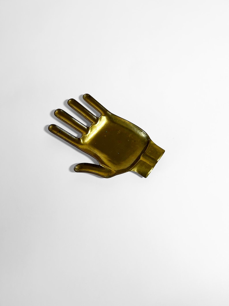Vintage Brass Hand Ashtray | Decorative Moroccan Tray - Etsy