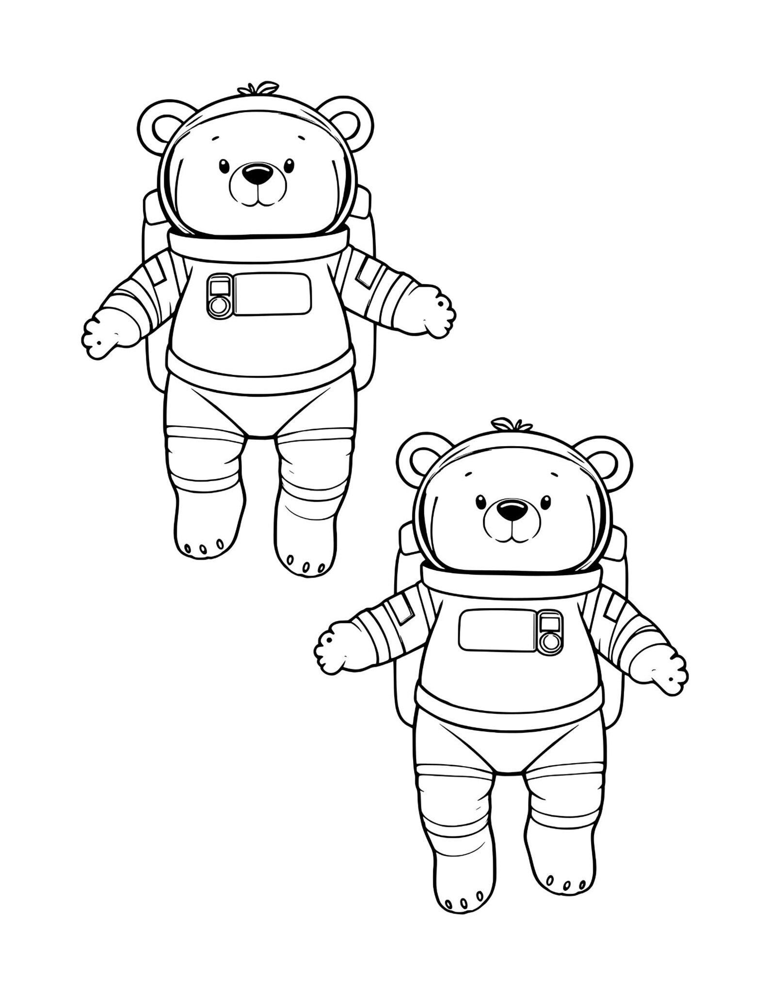 Big Bear Adventures, A Fun and Furry Coloring Book, Big Bear Adventures ...