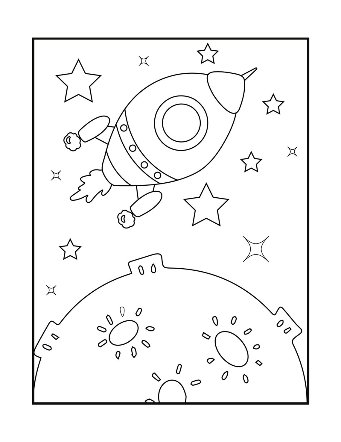 Cosmic Adventures A Fun Space Coloring Book, Cosmic Adventures Coloring ...