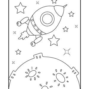 Cosmic Adventures A Fun Space Coloring Book, Cosmic Adventures Coloring ...