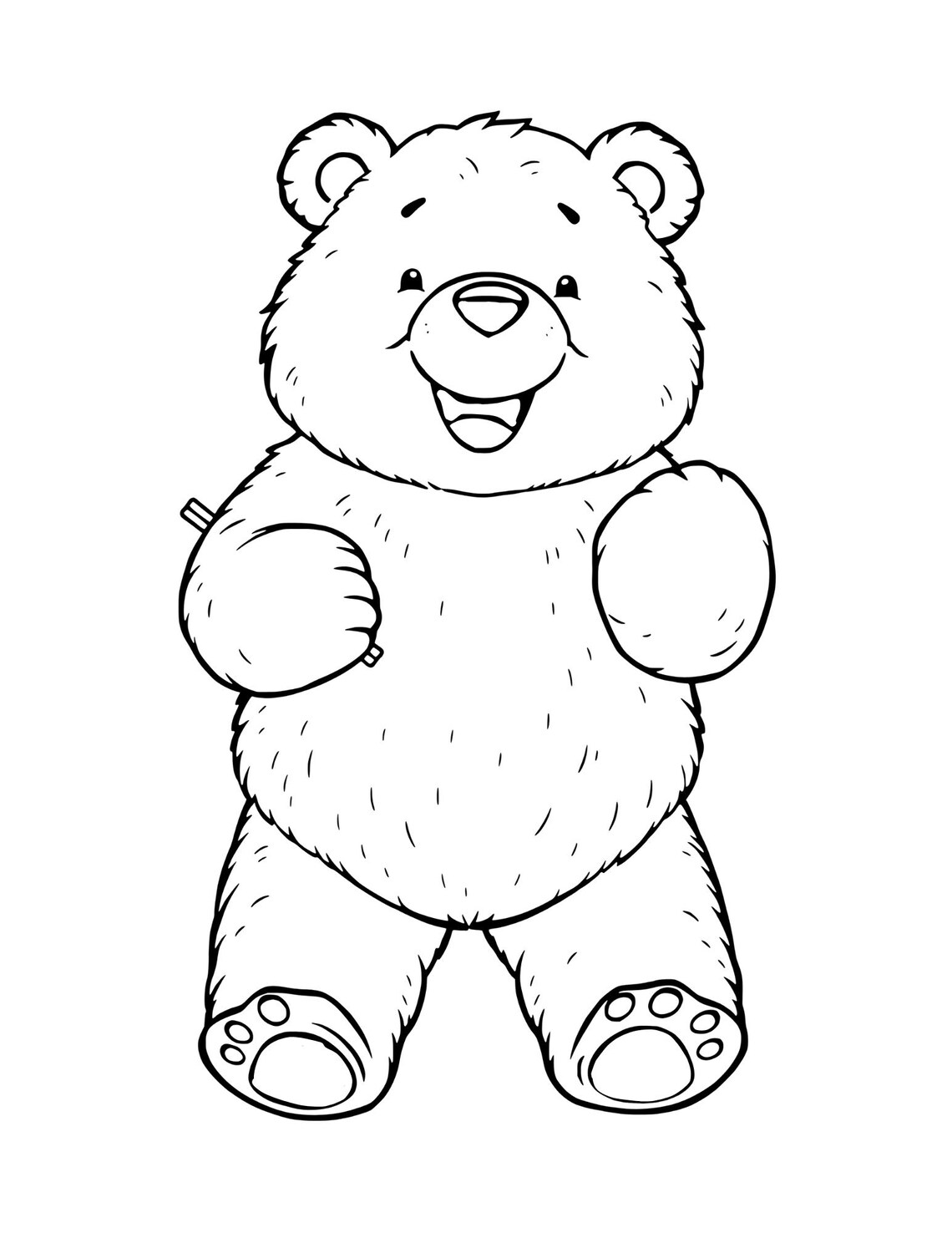 Big Bear Adventures, A Fun and Furry Coloring Book, Big Bear Adventures ...