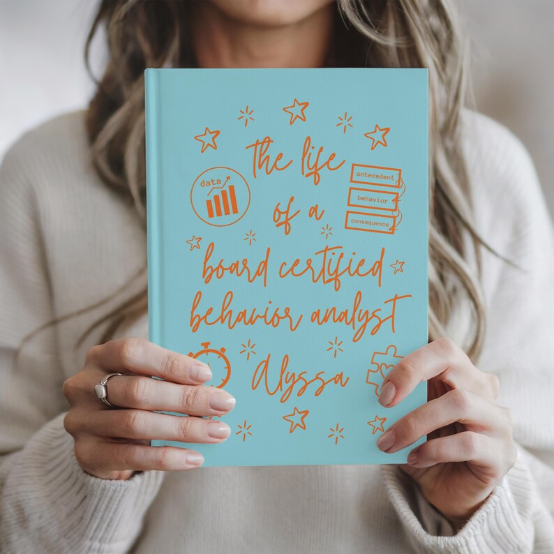Personalized. BCBA Journal Custom ABA Therapist Notebook Board ...