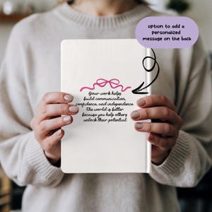 Personalized RBT Bcba Journal, Custom ABA Therapist Appreciation ...