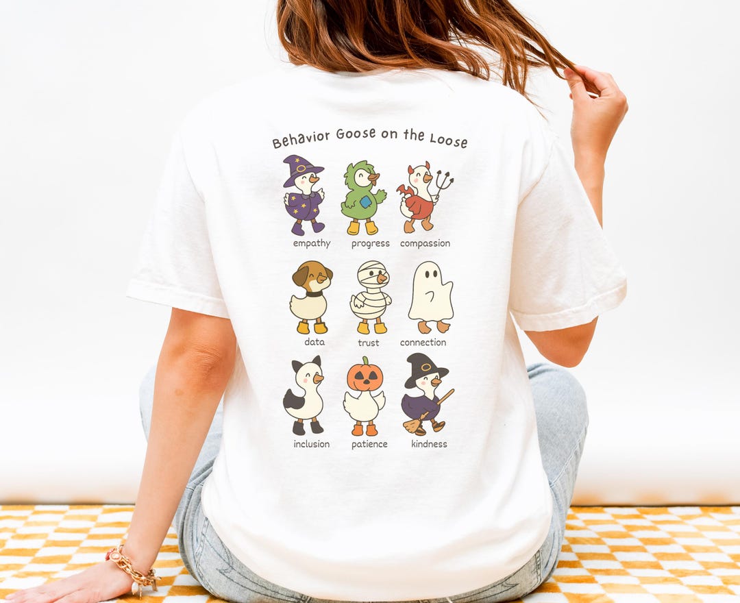 Halloween Behavior Goose on the Loose Shirt, Comfort Colors® RBT ABA ...