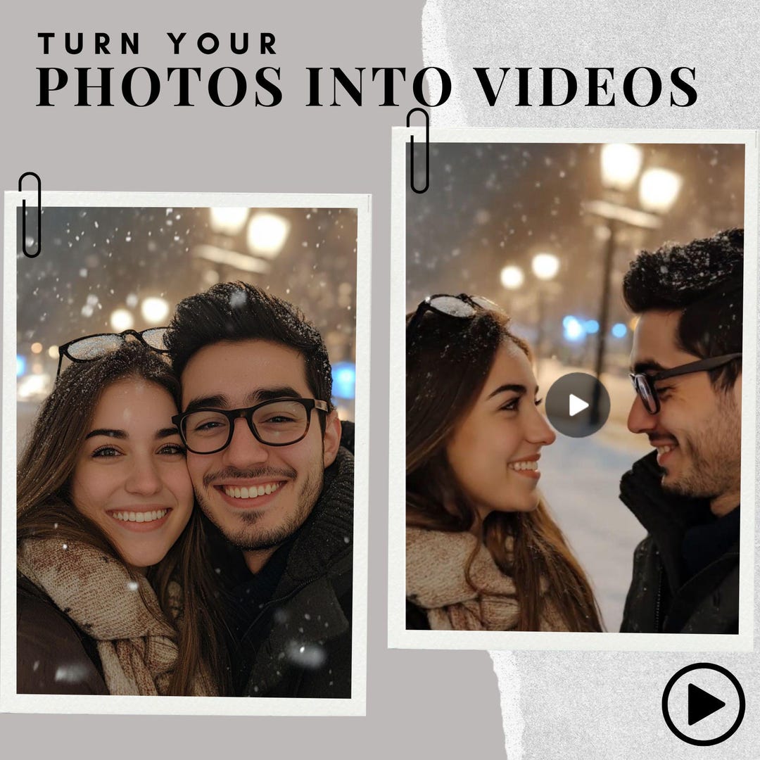 Photo to Video Image to Video Custom Video Animation Memories Restored ...