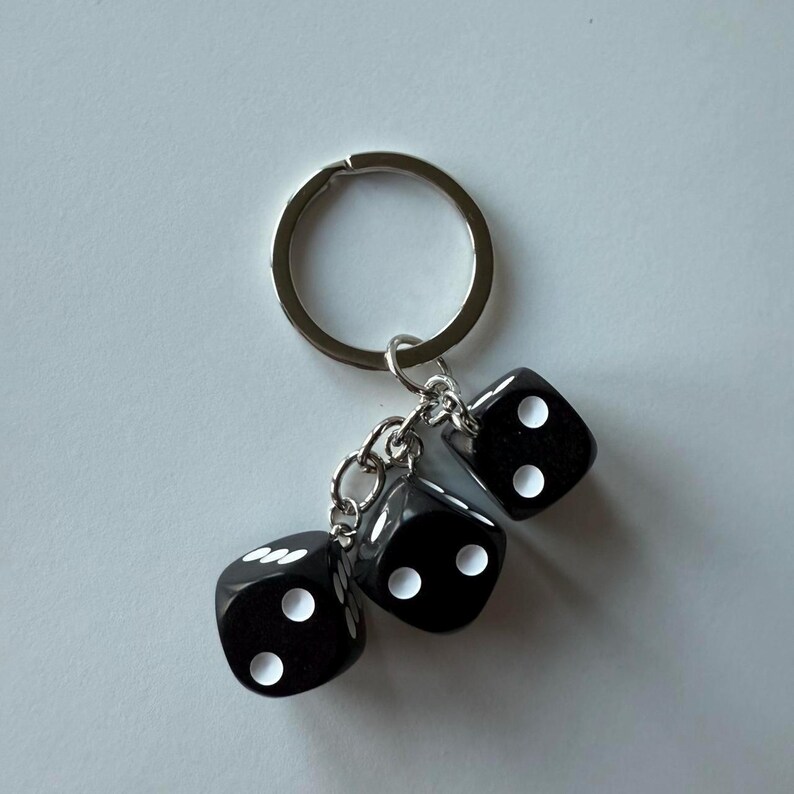 DICE KEYCHAIN | Y2k 2000s Vintage Style Goth Emo Punk Retro Dice ...