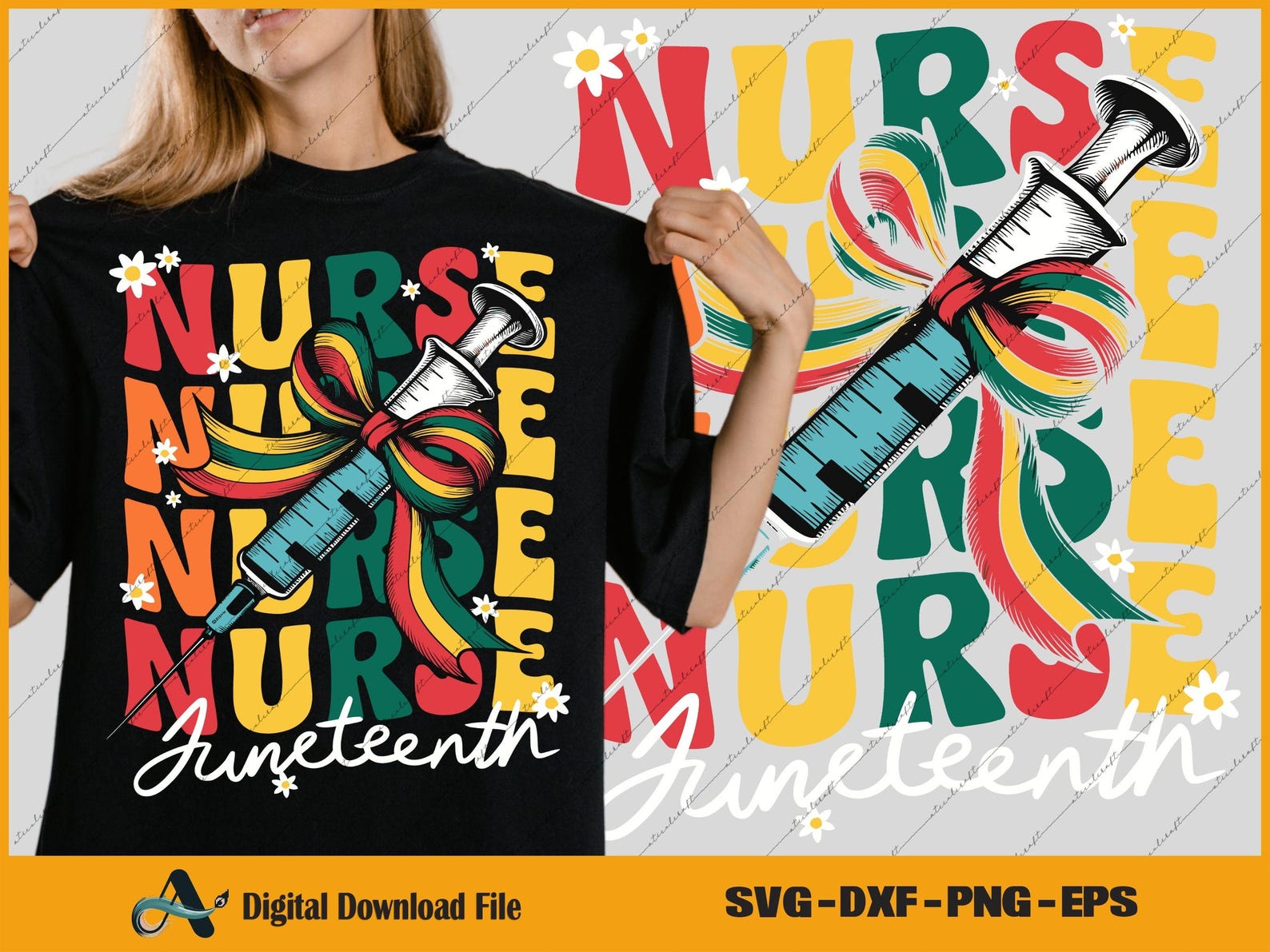 Juneteenth Nurse SVG PNG | Black Nurse Pride Sublimation | RBG Nurse ...