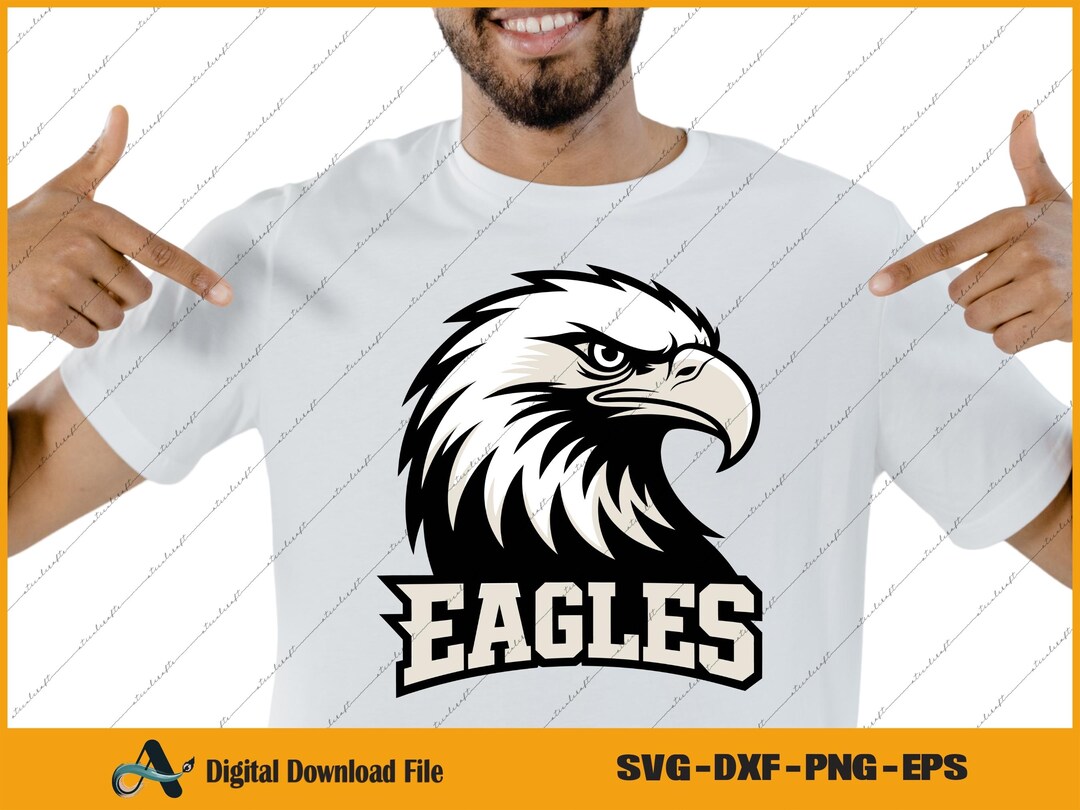Swoop Eagles Mascot PNG Svg : School Sports Shirt Team Logo Design ...