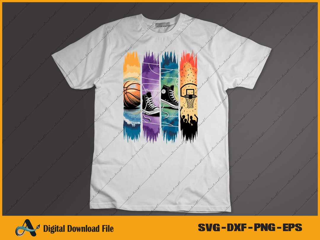 Basketball Drip Design: Game Day Sublimation Clipart (digital Download ...