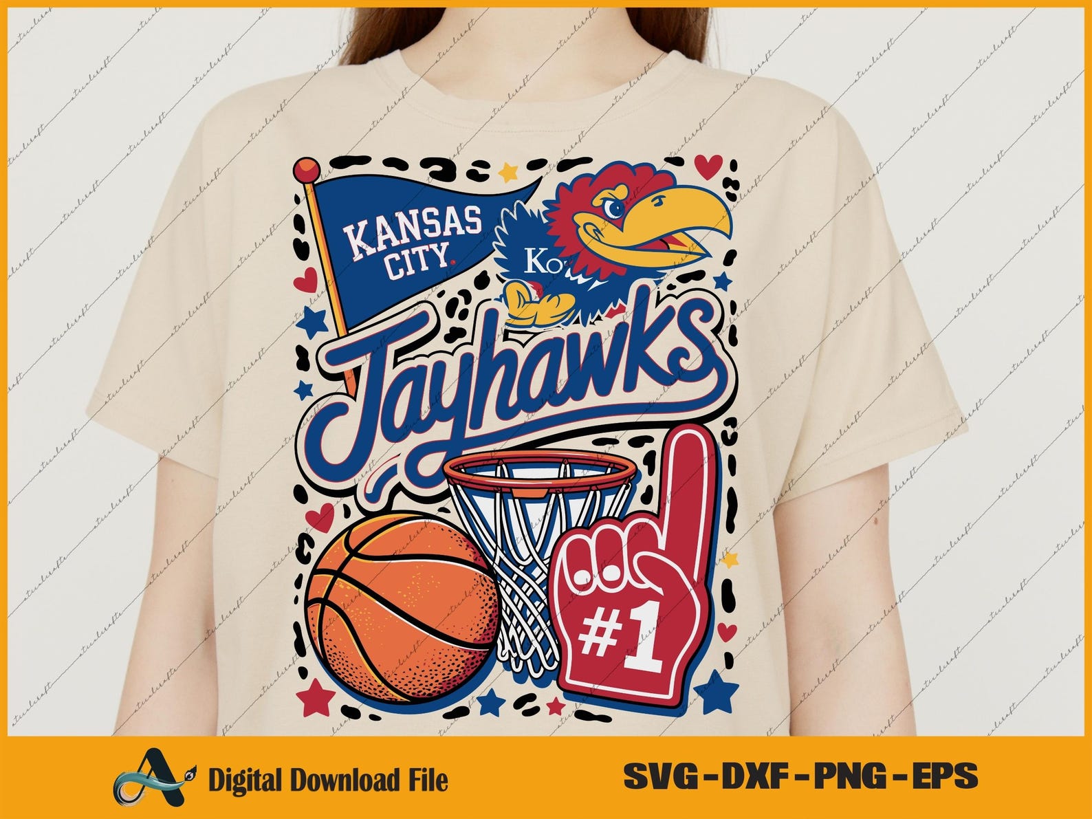 Kansas City Basketball PNG, SVG: Jayhawks Team Design Digital Files - Etsy