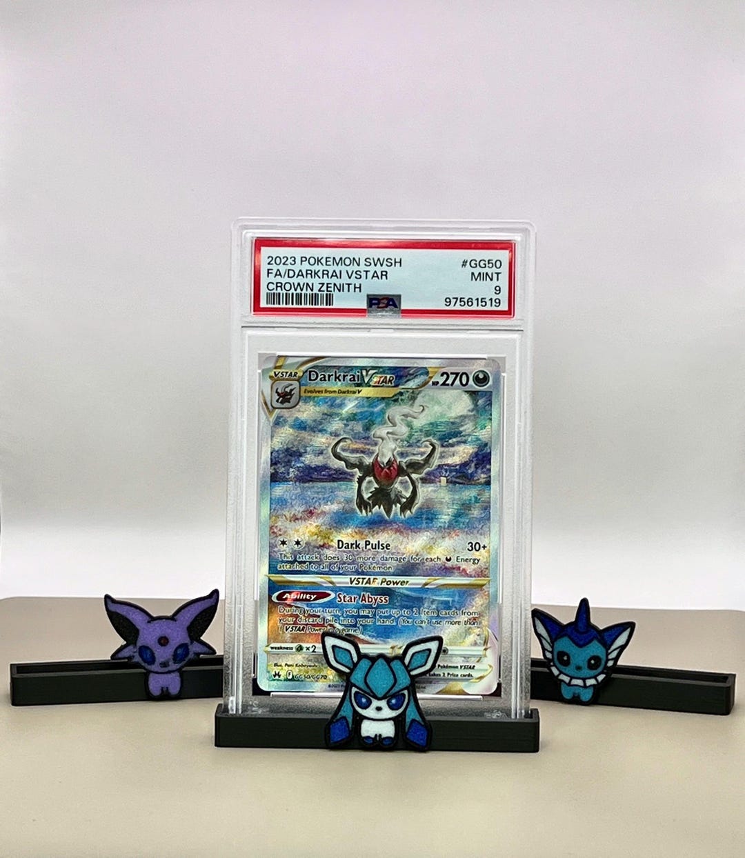 Eevee-themed Trading Card Holder | TCG Card Holder | Card Stand | Card ...