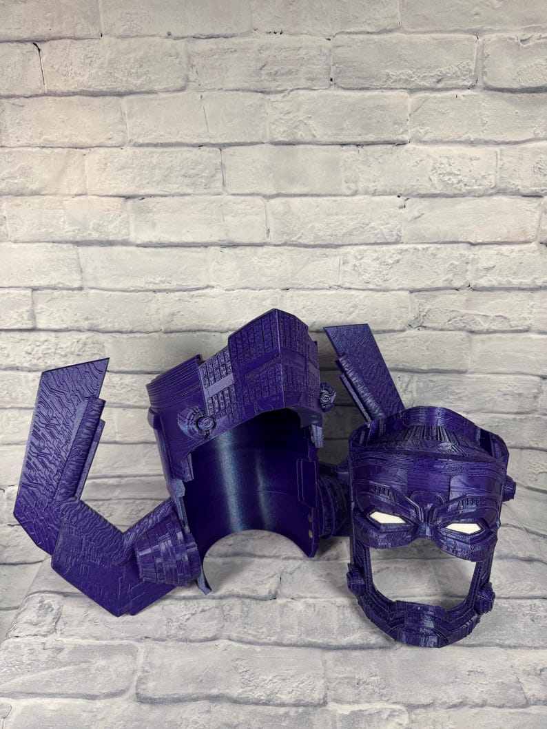 Galactus Movie Inspired Helmet: Cosmic Purple Cosplay Mask - Etsy