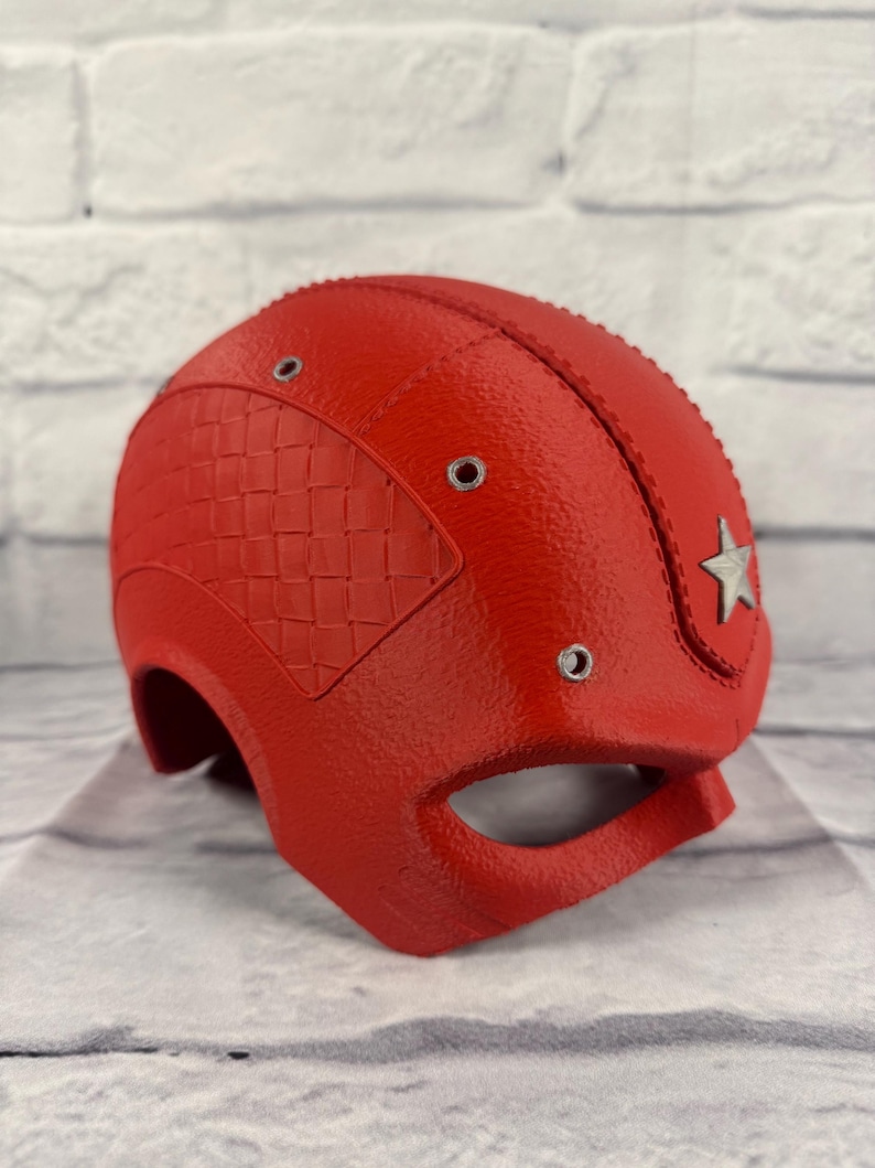Red Guardian Inspired Cosplay Helmet Thunderbolts - Etsy