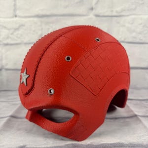 Red Guardian Inspired Cosplay Helmet Thunderbolts - Etsy