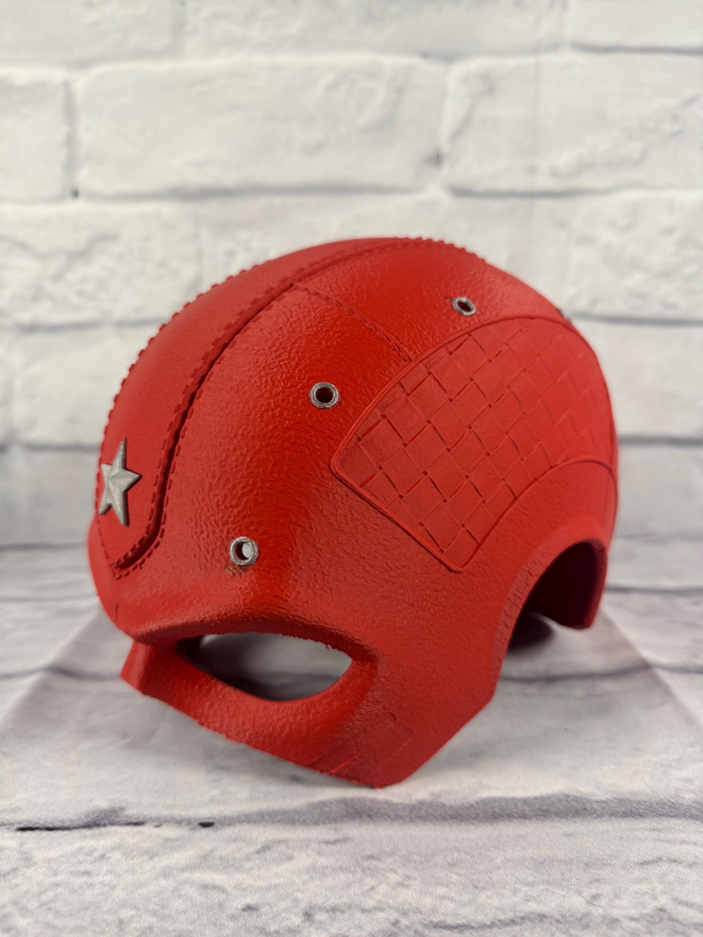 Red Guardian Inspired Cosplay Helmet Thunderbolts - Etsy