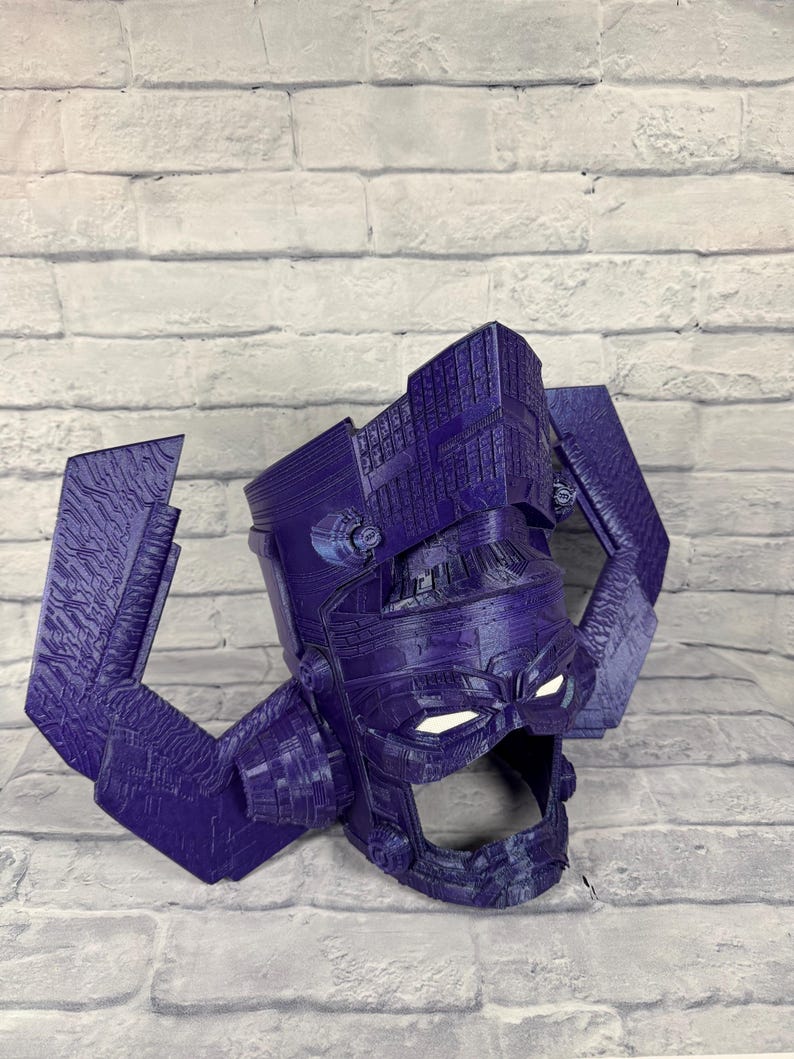 Galactus Movie Inspired Helmet: Cosmic Purple Cosplay Mask - Etsy