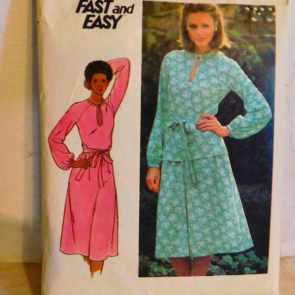70s Dress Pattern - Etsy