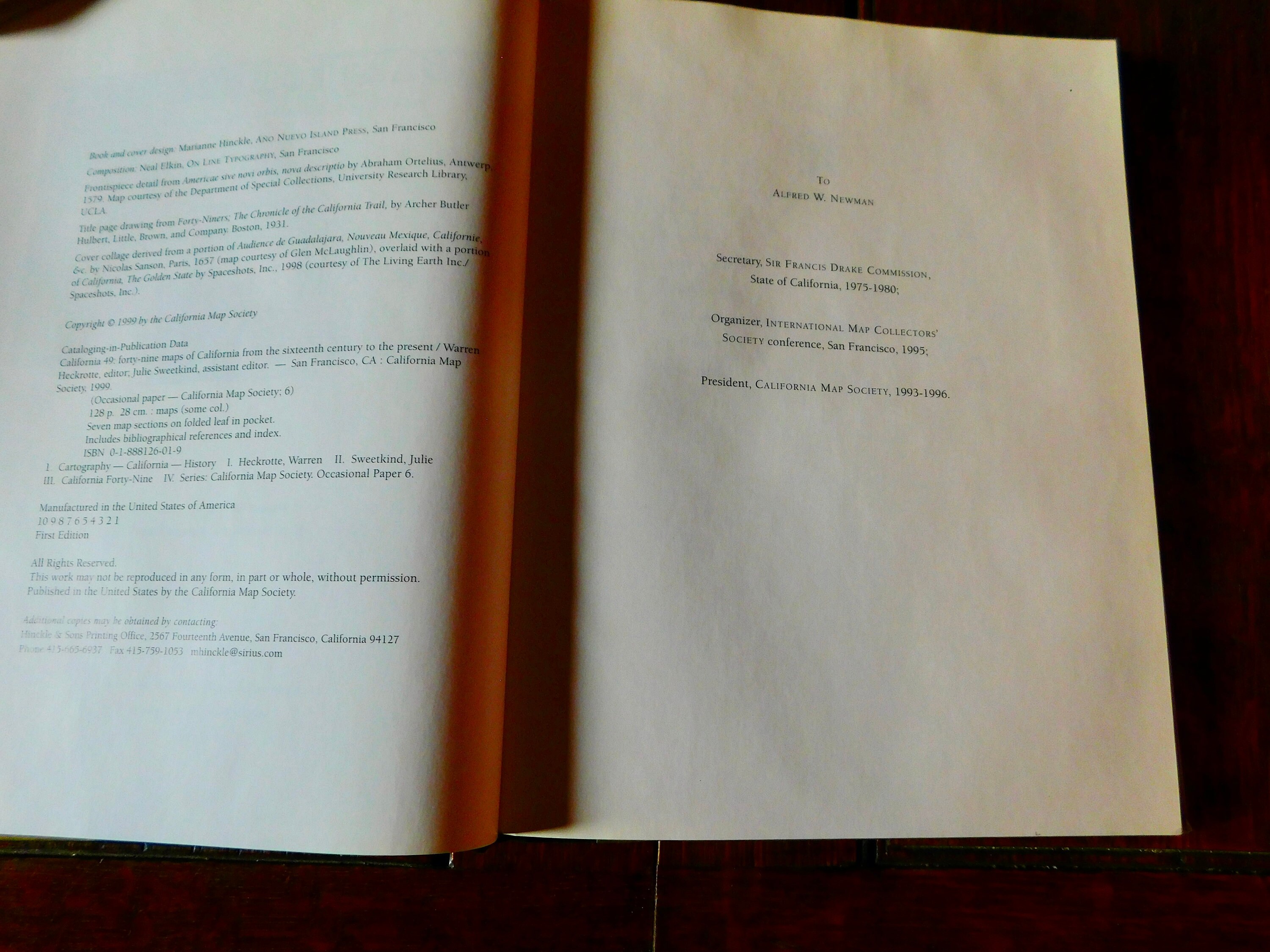 California 49 - California Map Society Hardcover Book First Edition ...