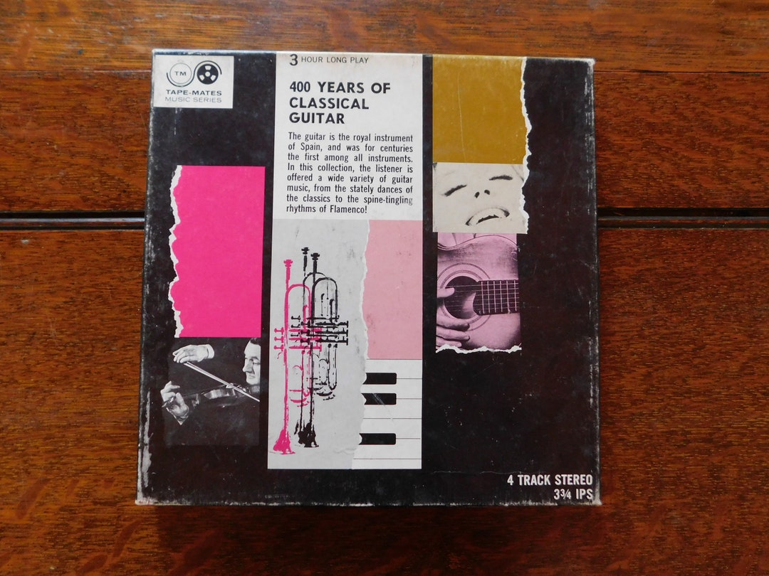 400 Years of Classical Guitar Reel to Reel Music Tape - 4 Track Stereo ...