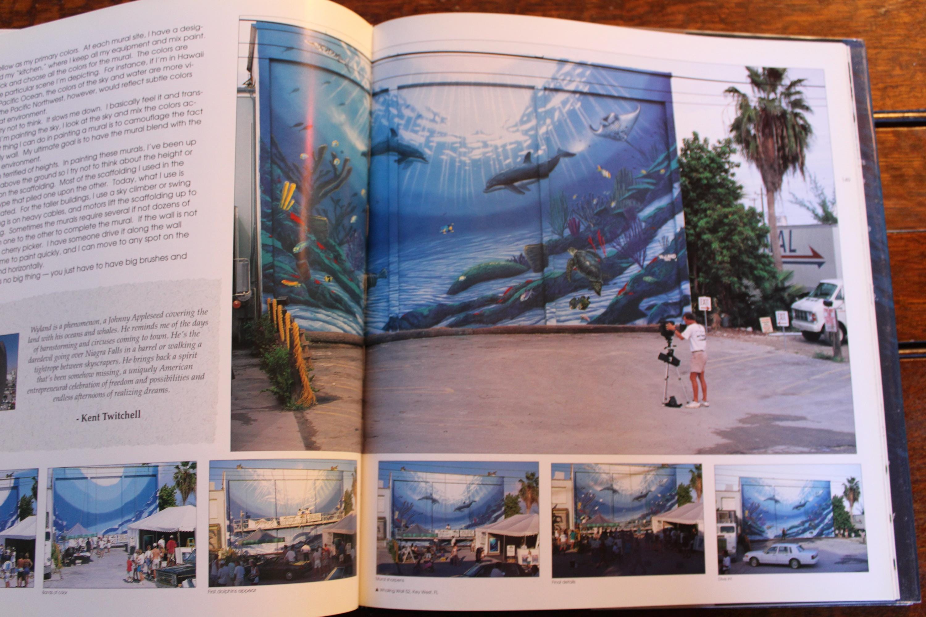 Celebrating 50 Wyland Whaling Walls - Whale Murals Hardcover Art Book ...