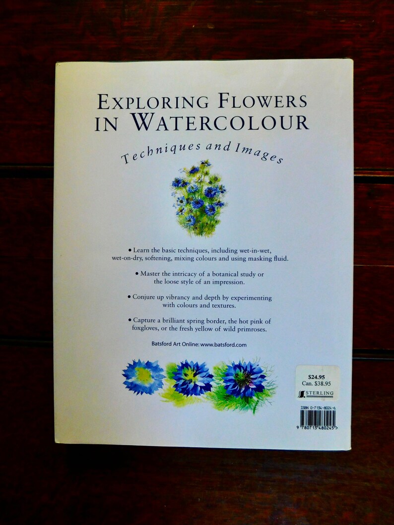 Exploring Flowers in Watercolor Techniques and Images by Siriol ...