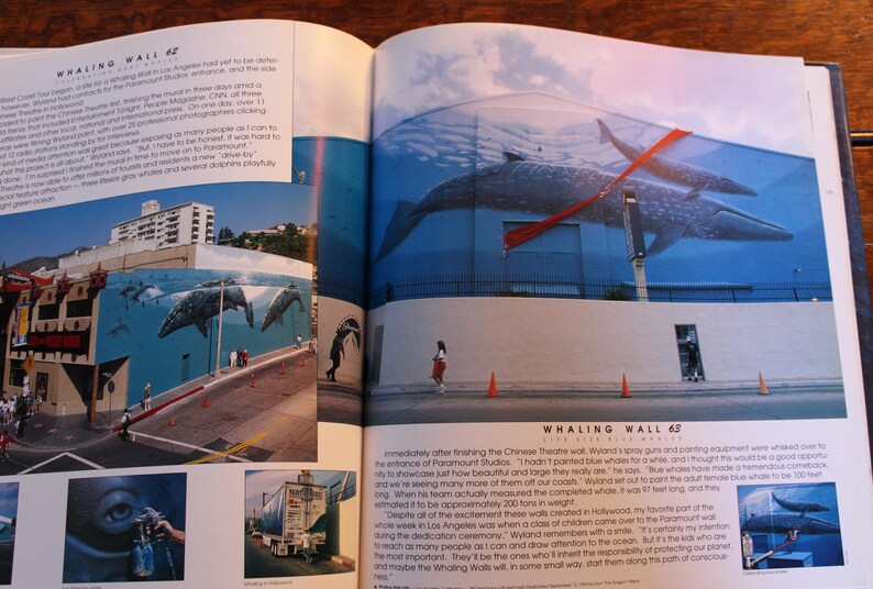 Celebrating 50 Wyland Whaling Walls - Whale Murals Hardcover Art Book ...