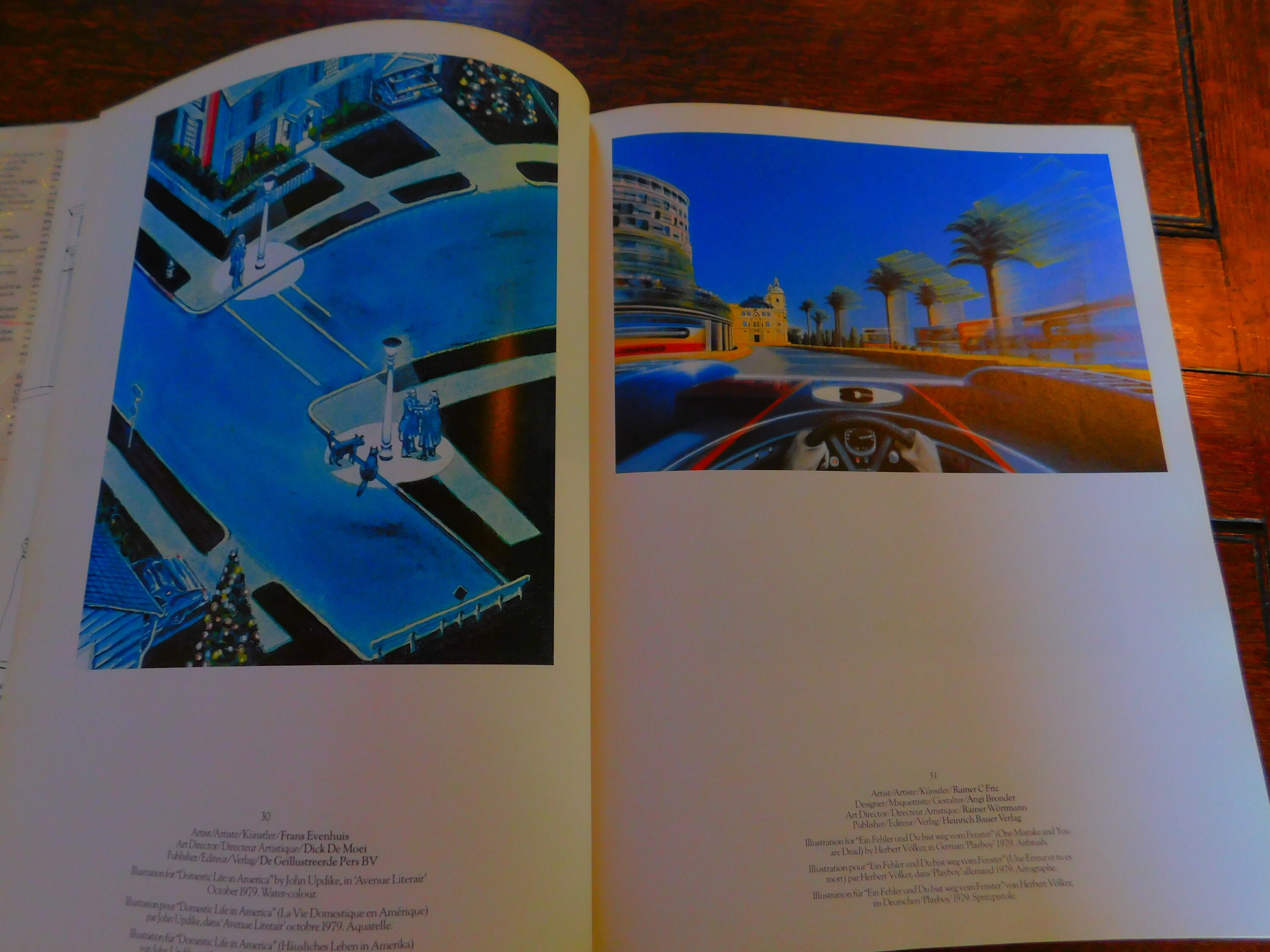 European Illustration 1981 Hardcover Full Color Coffee Table Art Book ...