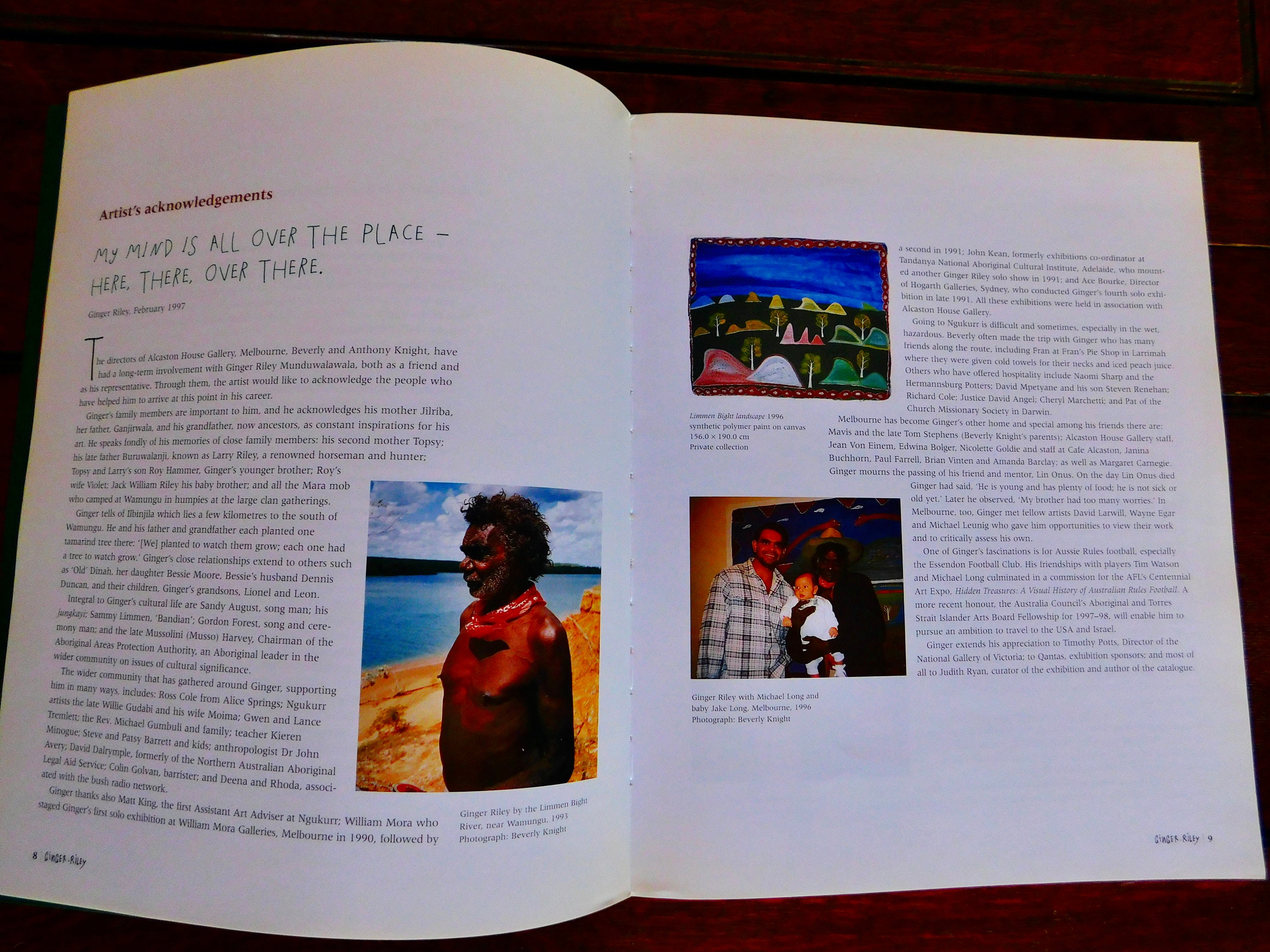 Ginger Riley by Judith Ryan - Australian Aboriginal Art Book 1997 ...