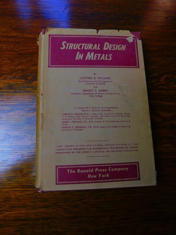 1940's Structural Design in Metal Book Clifford D. | Etsy