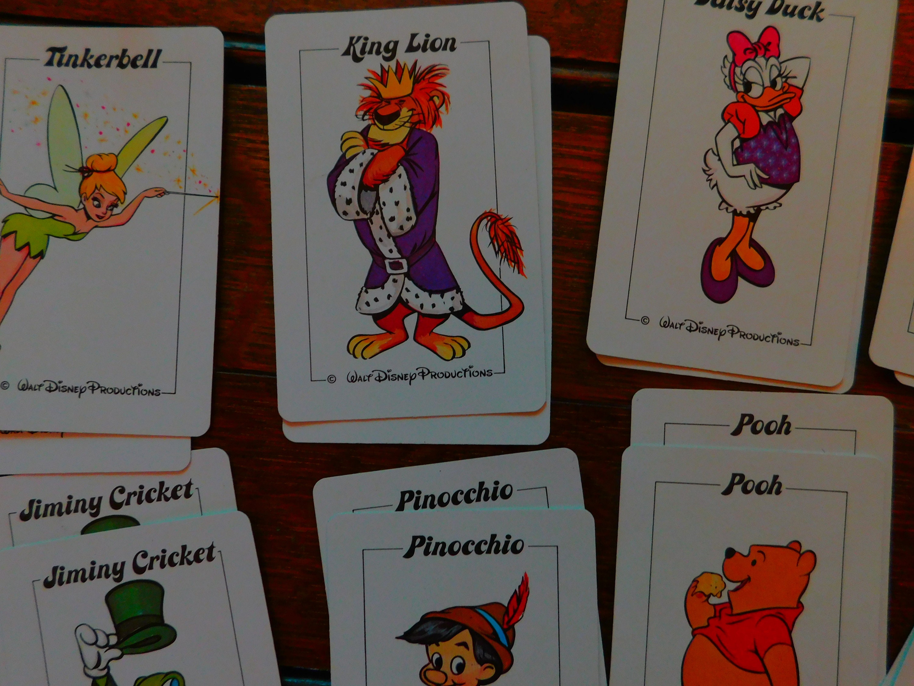 Vintage Disney Card Game 'the Old Witch' Card Game - Etsy