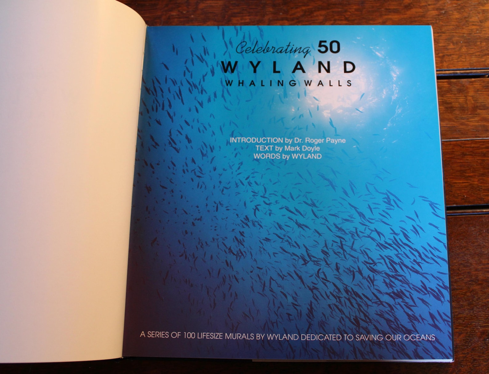 Celebrating 50 Wyland Whaling Walls - Whale Murals Hardcover Art Book ...