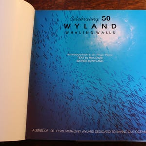 Celebrating 50 Wyland Whaling Walls - Whale Murals Hardcover Art Book ...