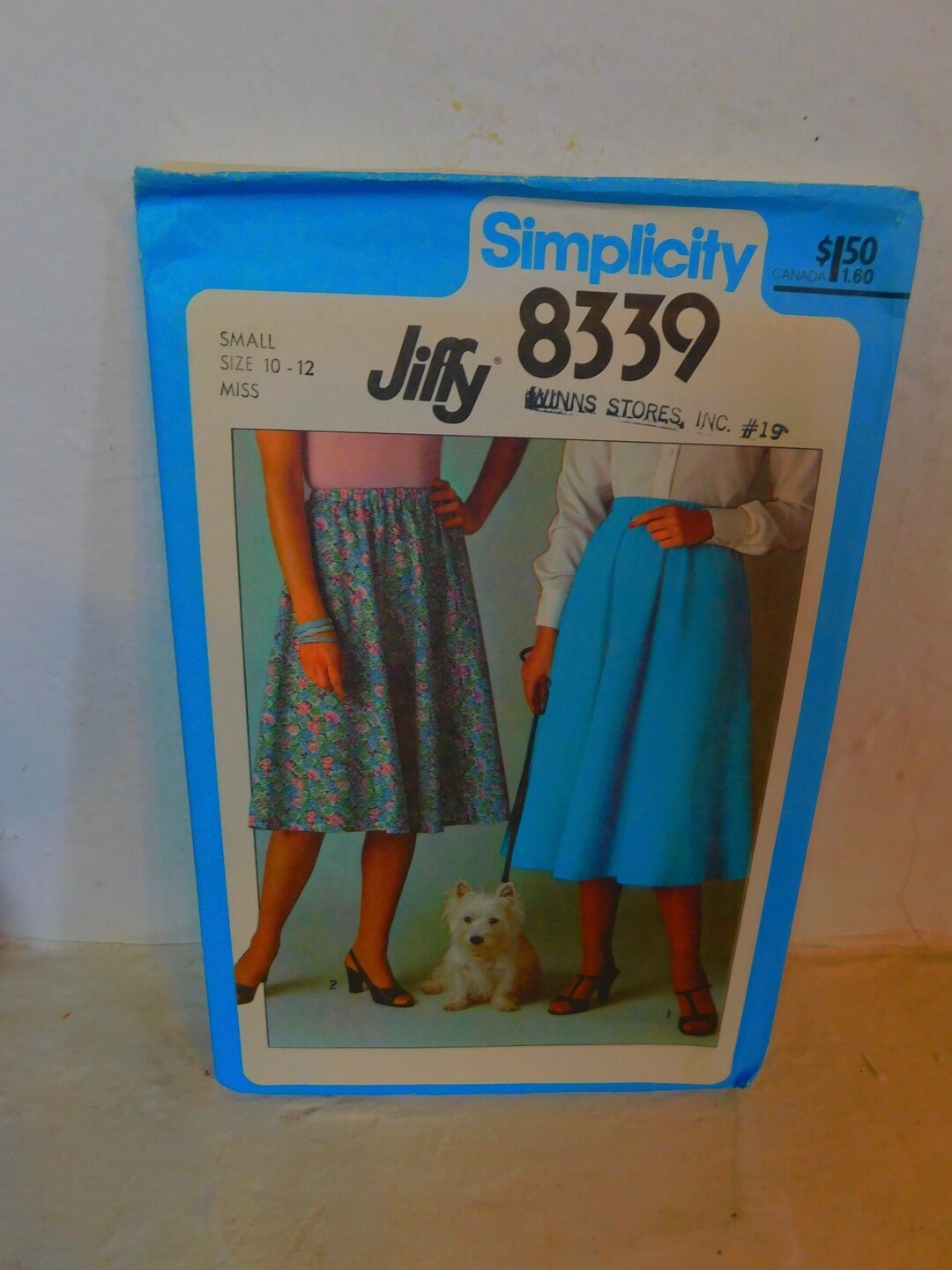 Simplicity 8339 1970's Midi Skirt Pattern - Circle Skirt Pattern ...