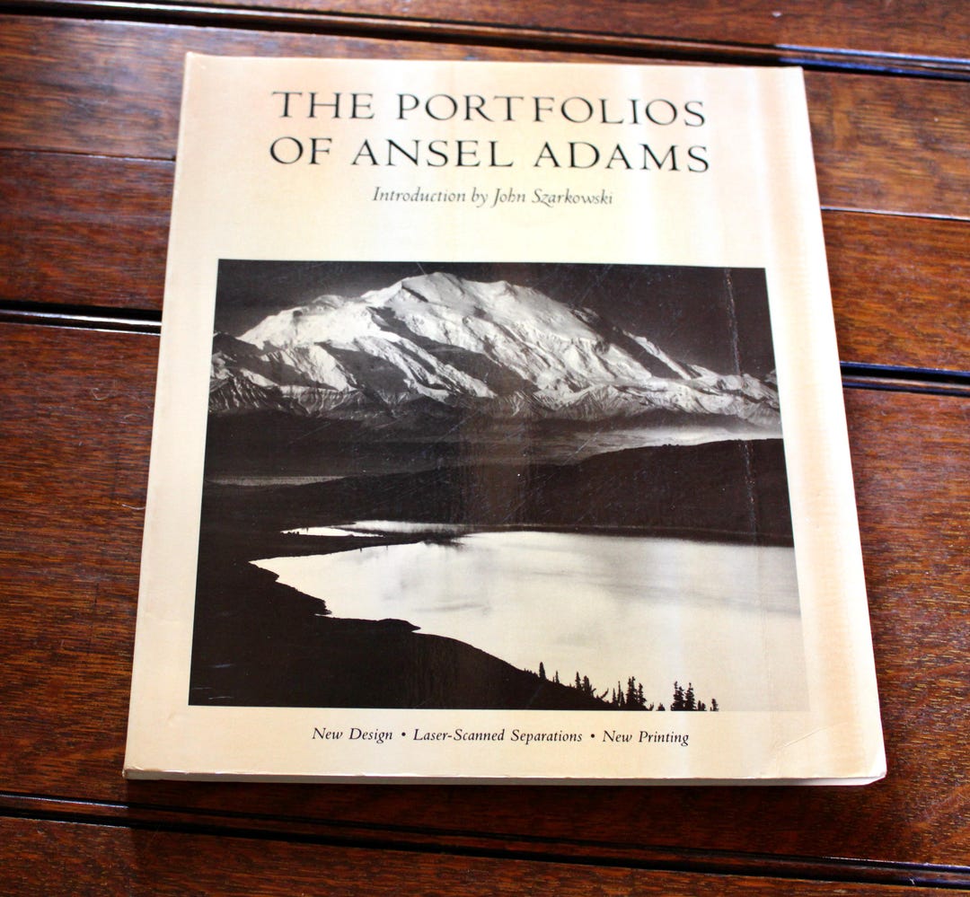 The Portfolios of Ansel Adams Intro by John Szarkowski 1986 Softcover ...